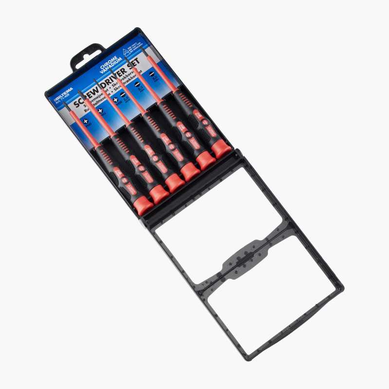 Screwdriver set, VDE, 6 parts - Biltema.dk