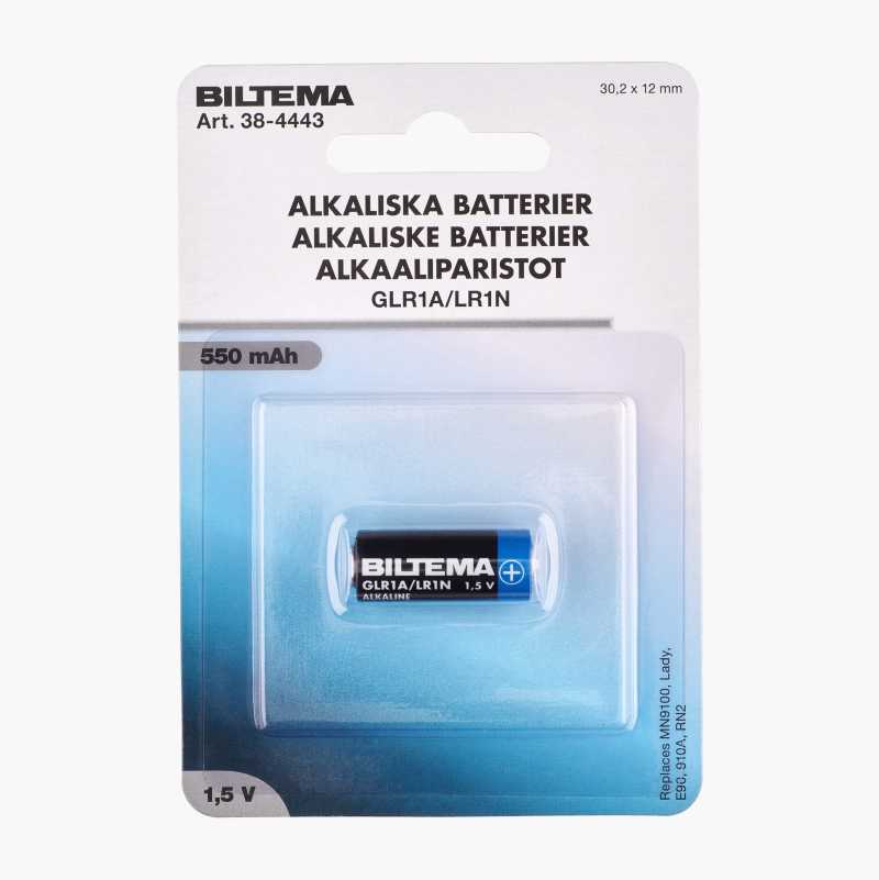 GLR1A/LR1N, Alkaline battery, 1,5 V - Biltema.no