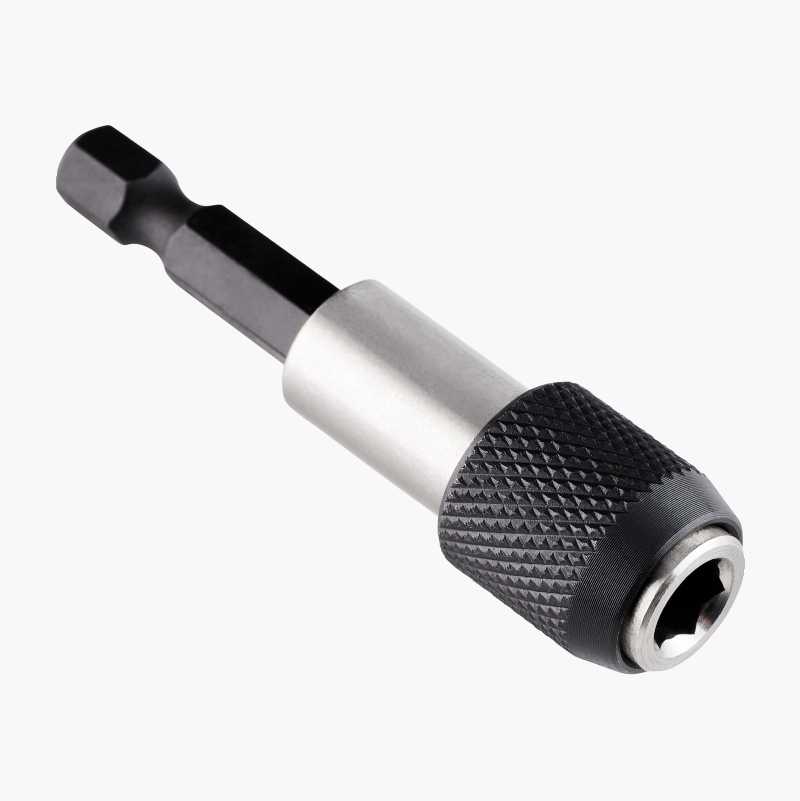 Bit holder, stainless steel, keyless chuck - Biltema.fi