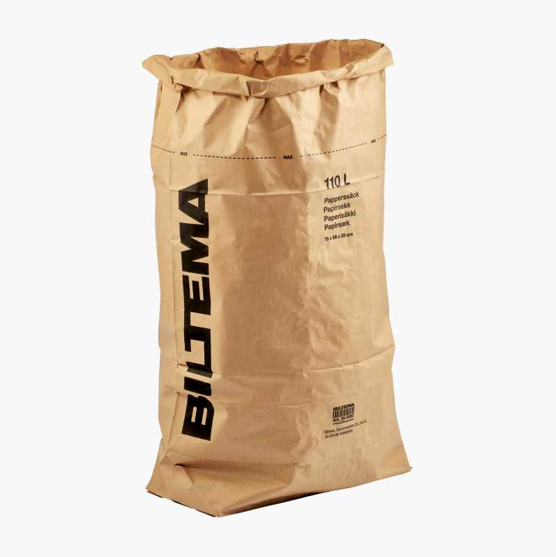 Paper sack, 110 litre - Biltema.dk