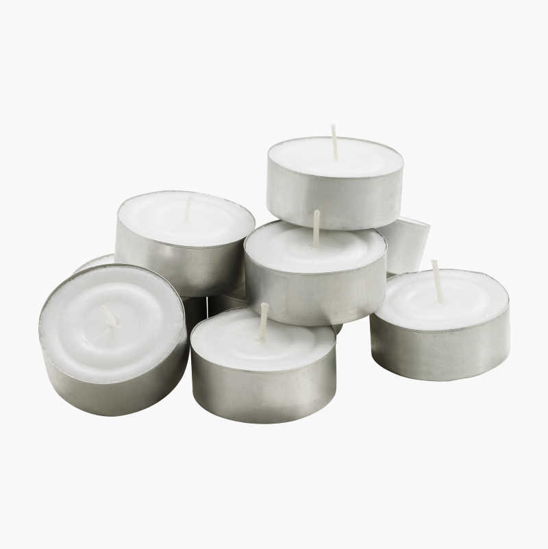 Store fyrfadslys af paraffin, 12-pak - Biltema.dk