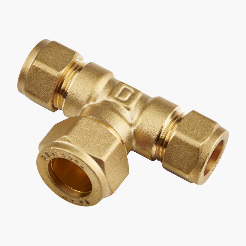 Clamp ring connector, T-pipe, 28 x 28 x 28 mm - Biltema.no