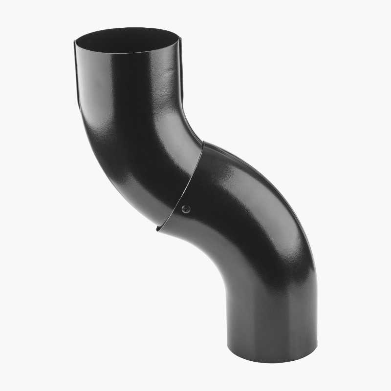 Roof drainage, offset bend 70° - Biltema.se