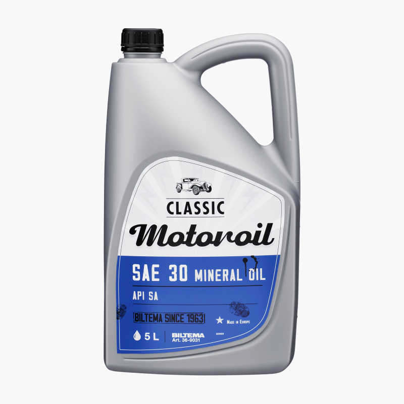 Vintage Vehicles Engine Oil SAE 30, 5 litre - Biltema.no