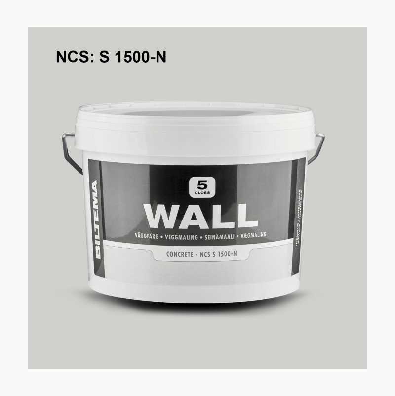 Vægmaling WALL, concrete, 3 liter - Biltema.dk