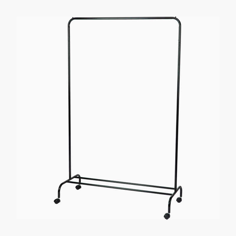 Tøjstativ, sort - Biltema.dk