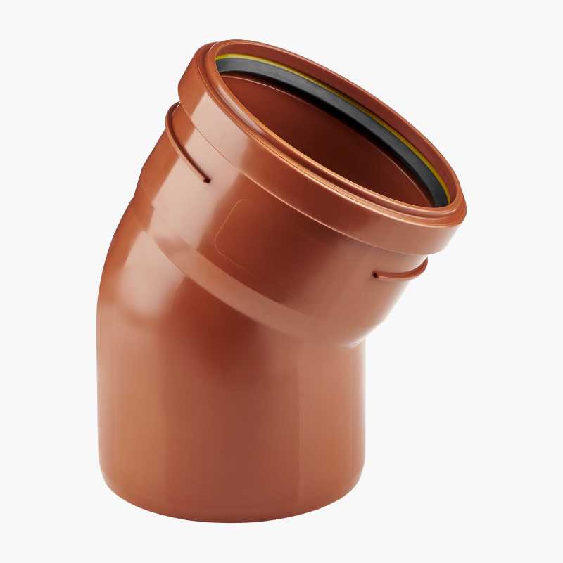 Elbow pipe 30°, Ø110 mm - Biltema.dk