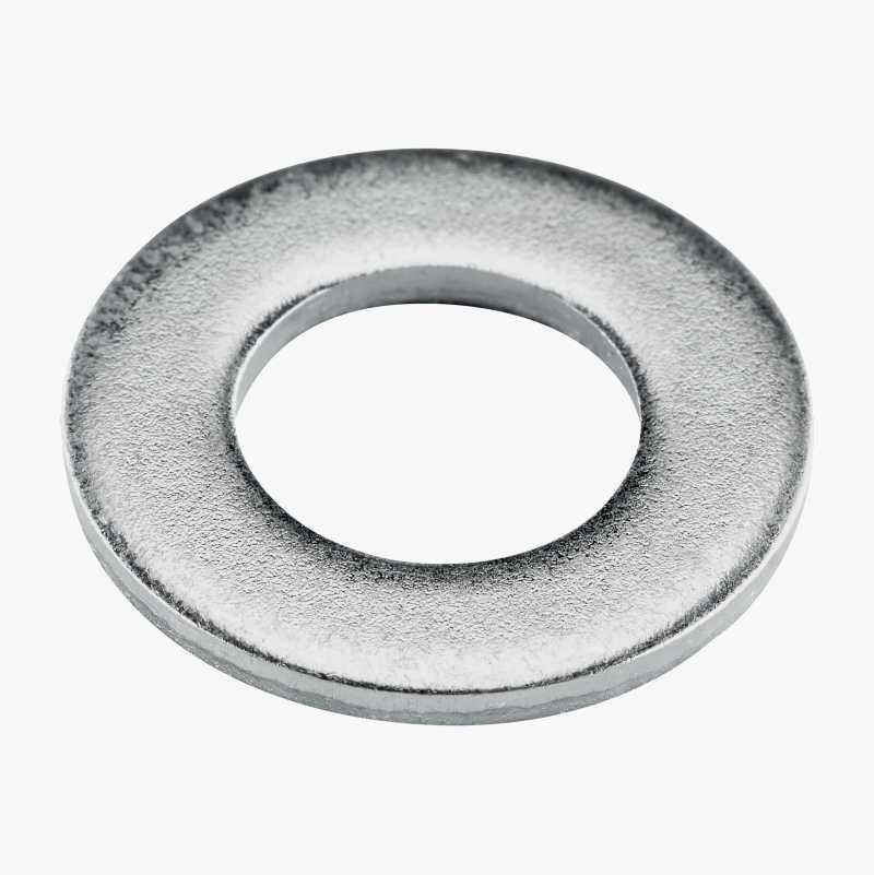 Round washer M8 x 16 mm, electro-galvanised, 25 pcs - Biltema.dk