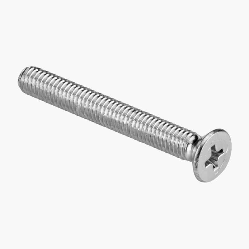 Machine screw countersunk, M5 x 40, fzb, 25 pcs. - Biltema.fi