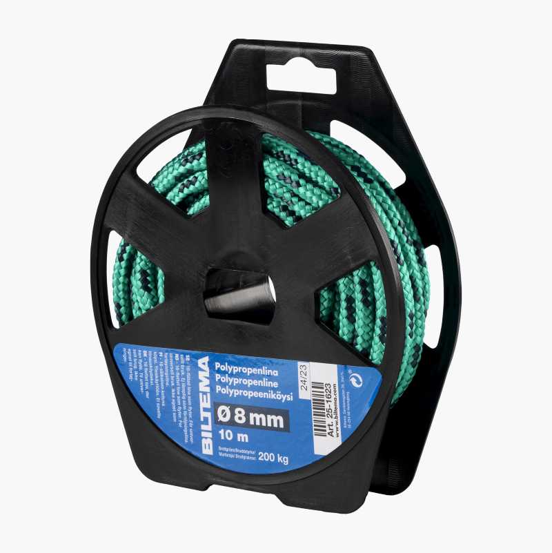 Polypropene line, 8 mm x 10 m - Biltema.se