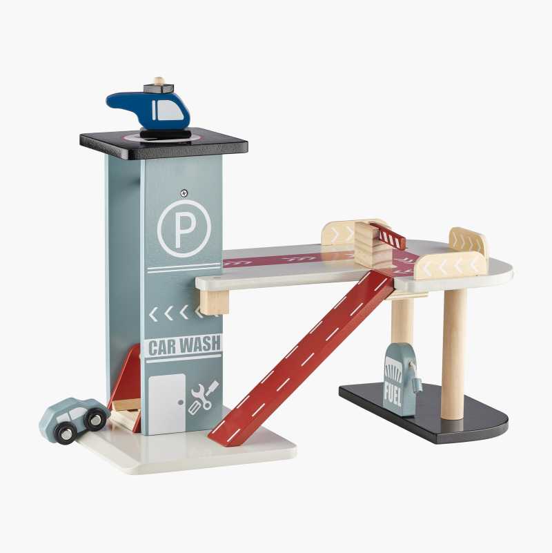 Wooden parking garage - Biltema.dk