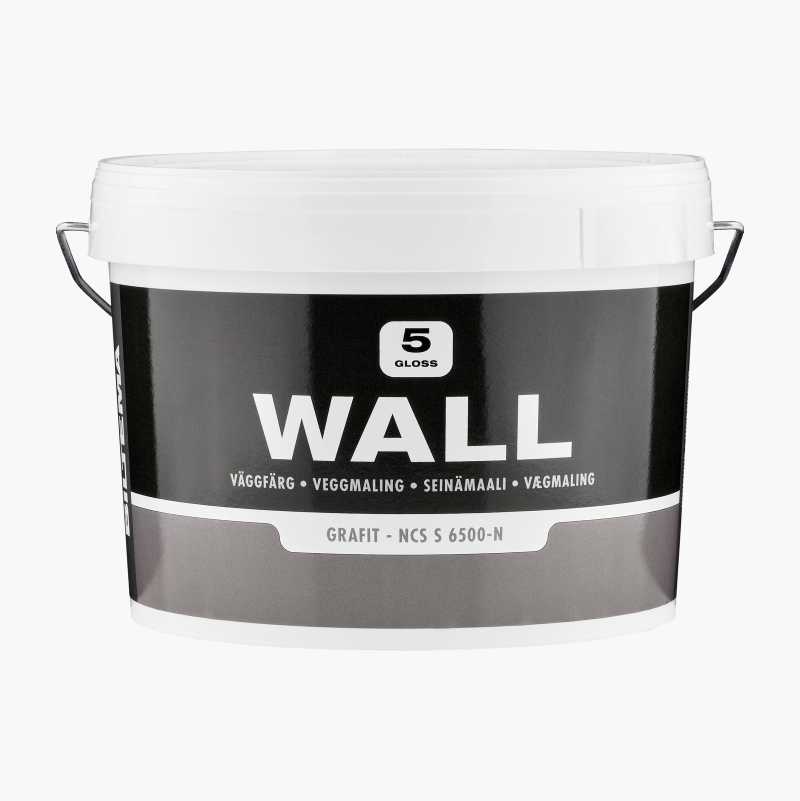 Veggmaling WALL, grå, 3 liter - Biltema.no