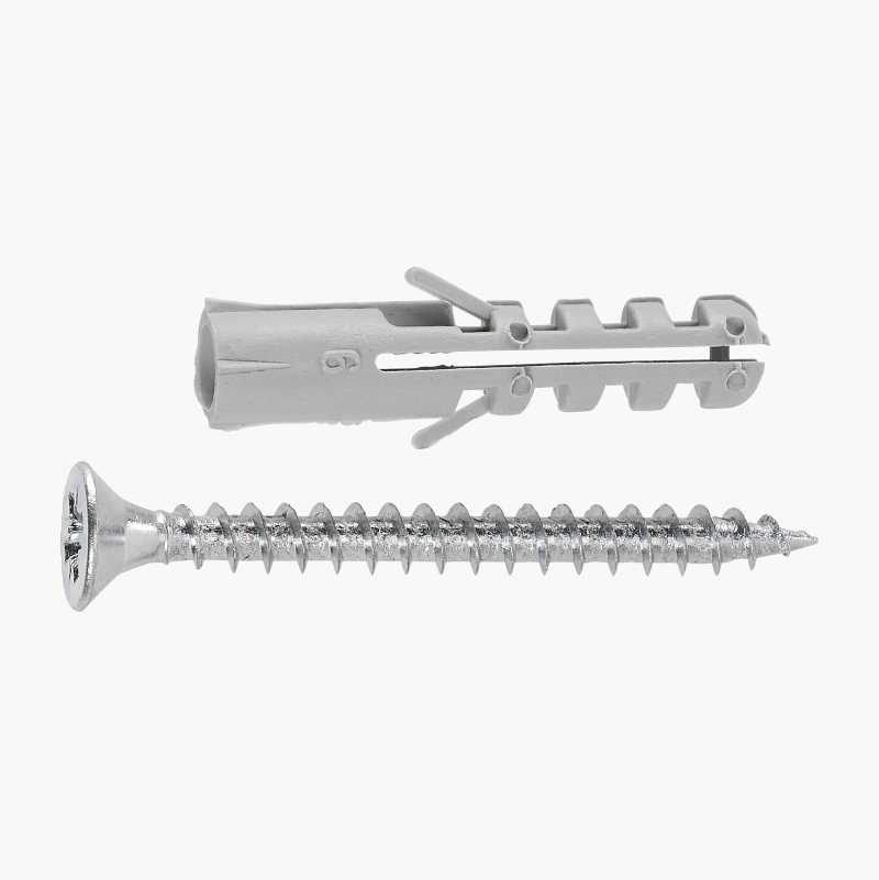 Plugs with screws, 6 mm - Biltema.dk