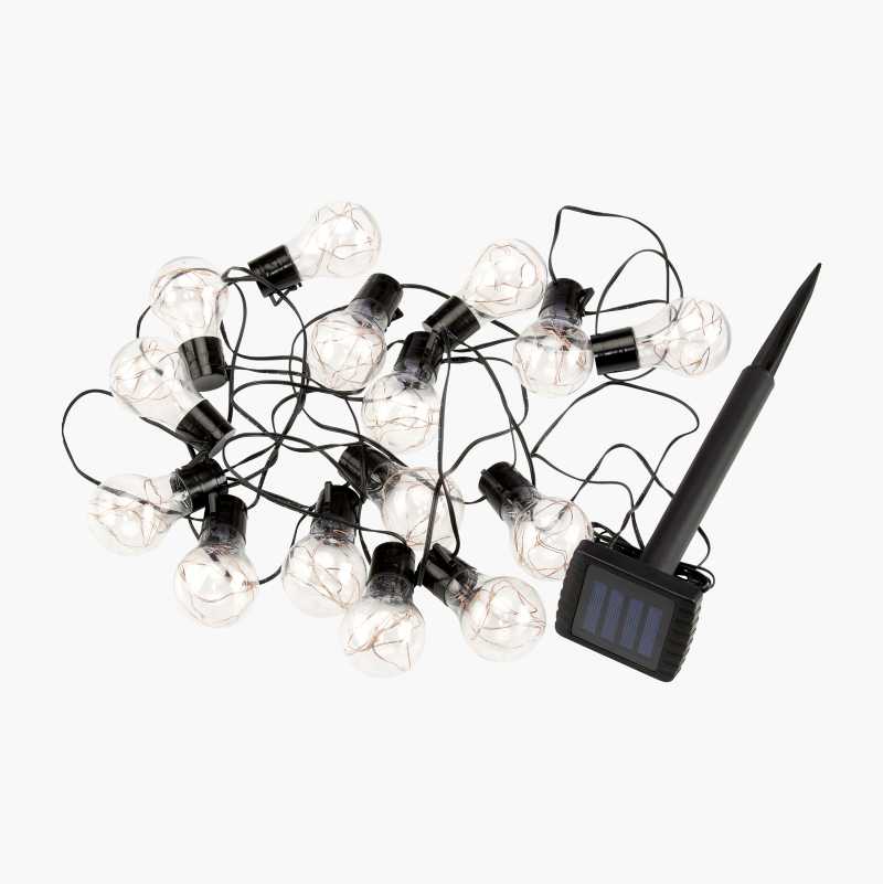 Solcellelysslynge LED - Biltema.no