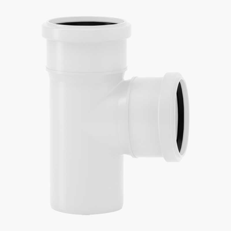 T-kobling 87°, innendørs Ø 40 mm - Biltema.no