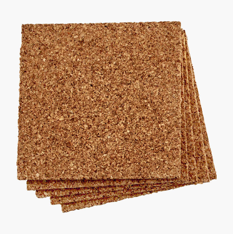 Afstandsplade, kork, 70 x 70 x 3 mm, 25 stk. - Biltema.dk