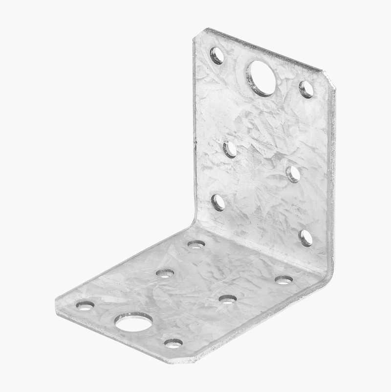 Angle bracket reinforced, 105 x 105 x 90 mm - Biltema.se