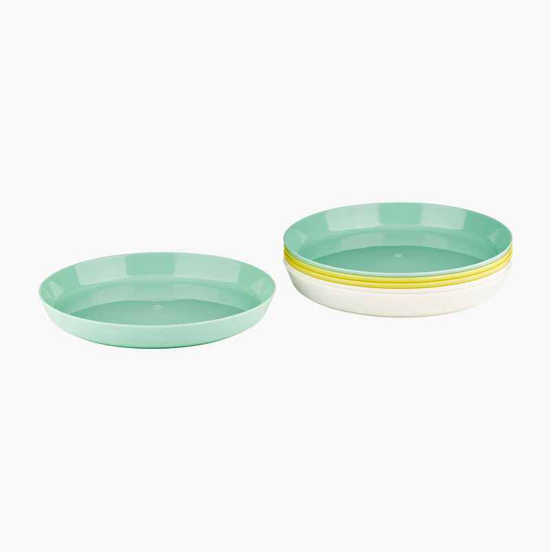 Plastic plates, 6-pack - Biltema.dk
