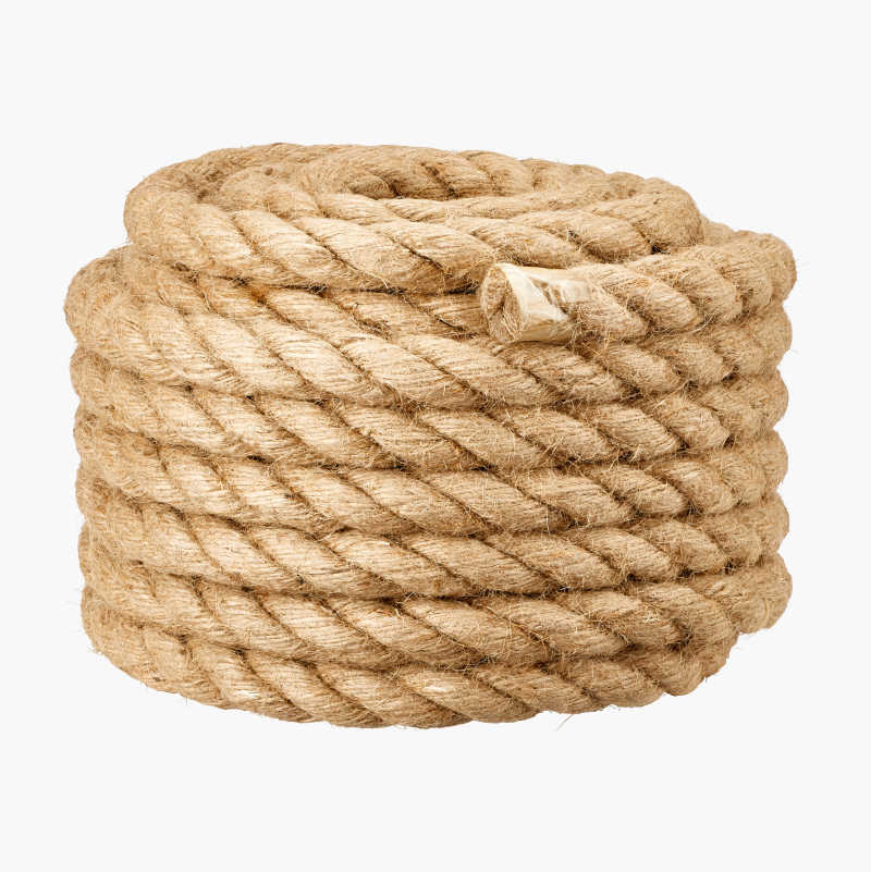 Jute rope, 20 mm x 15 m - Biltema.se