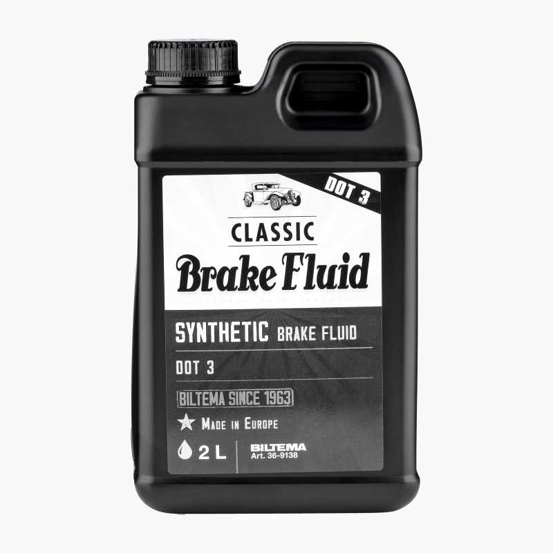 Brake fluid DOT 3 for vintage vehicles, 2 litre - Biltema.dk