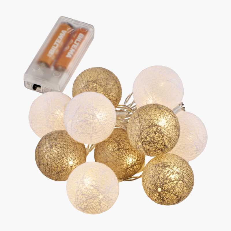 LED string light, 10 bulbs - Biltema.se