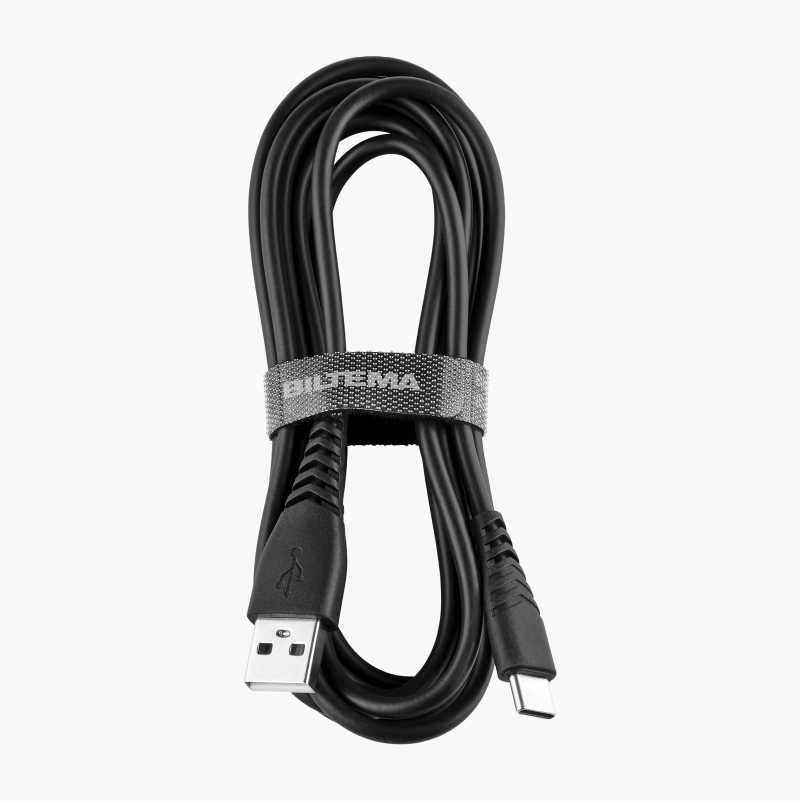 USB-ledning med Type C-stik, 2 m - Biltema.dk