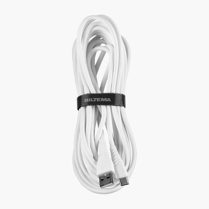 USB-ledning med Type C-stik, 5 m - Biltema.dk