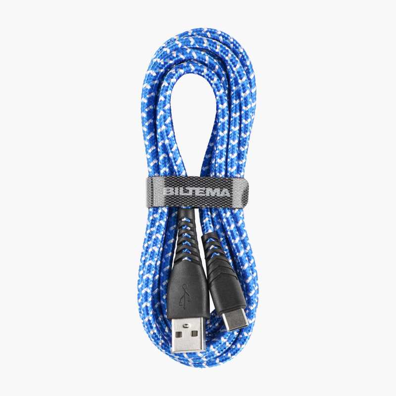 USB Cable with Type C Connector, 2 m - Biltema.fi