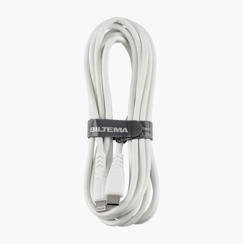 Lightning - USB Type C-ledning, 3 m - Biltema.dk