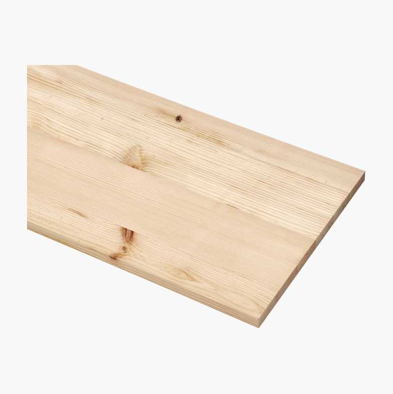 Hyllplan furu, 80 x 25 x 1,8 cm - Biltema.se