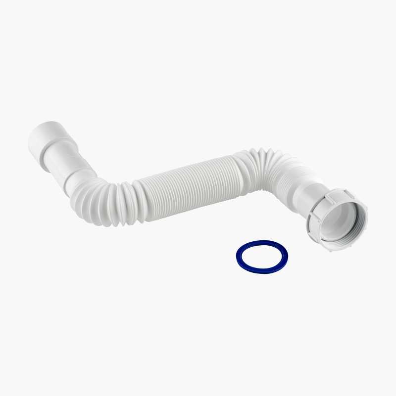Avloppsslang, flexibel, 1 ½” x Ø 32/40 x 300-710 mm - Biltema.se