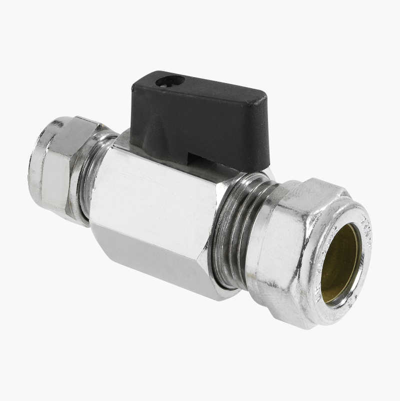 Mini ball valve, 12 x 15 mm - Biltema.no