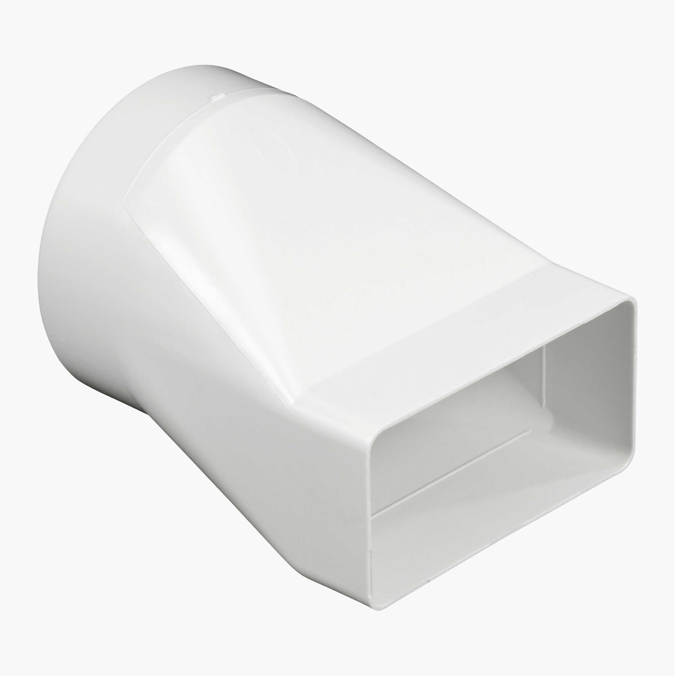 Transition, rectangular to round, Ø 100 mm - Biltema.dk