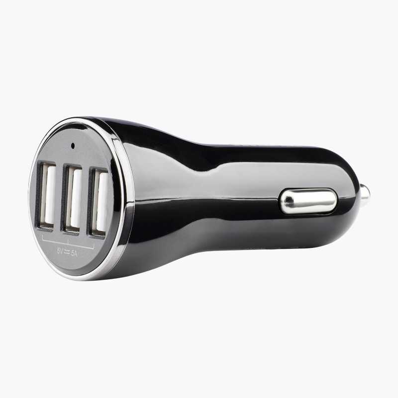 Billader med 3 USB-uttak, 12/24 V - Biltema.no