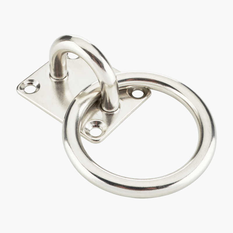 Surrefeste med ring, rustfri, 8 mm - Biltema.no
