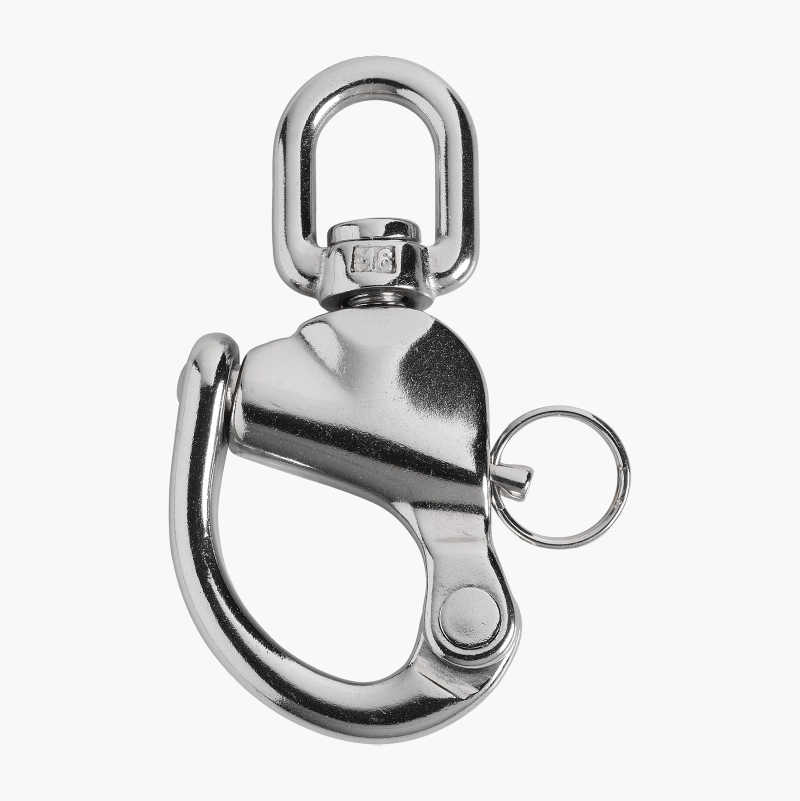 Skødekrog svirvel, rustfri, 16 x 87 mm - Biltema.dk