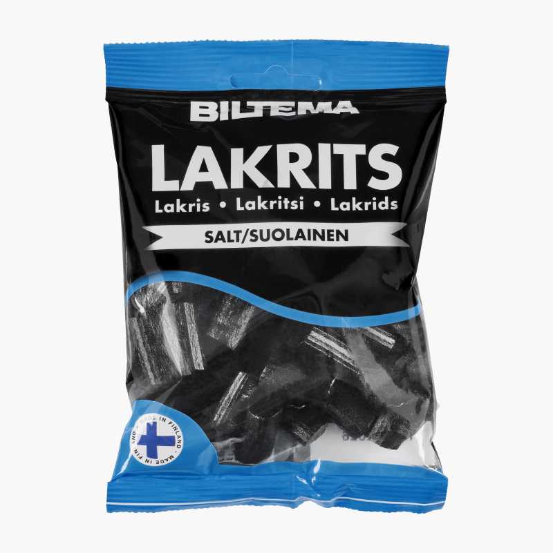 Blød lakrids, salt, 150 g - Biltema.dk