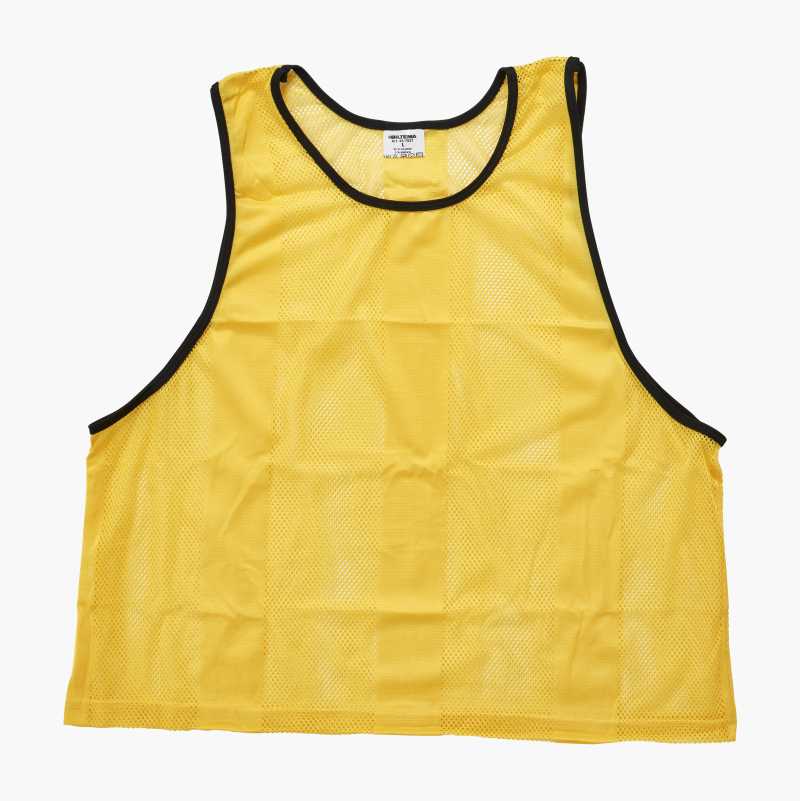 Junior team vest, yellow, 4-pack, size L - Biltema.fi