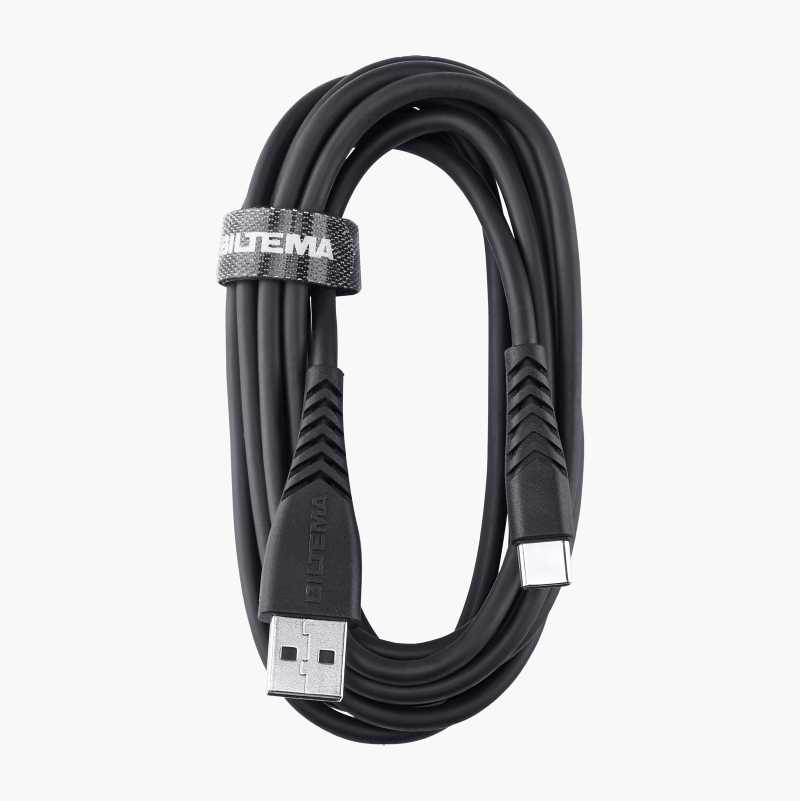 USB-ledning med Type C-stik, 2 m - Biltema.dk