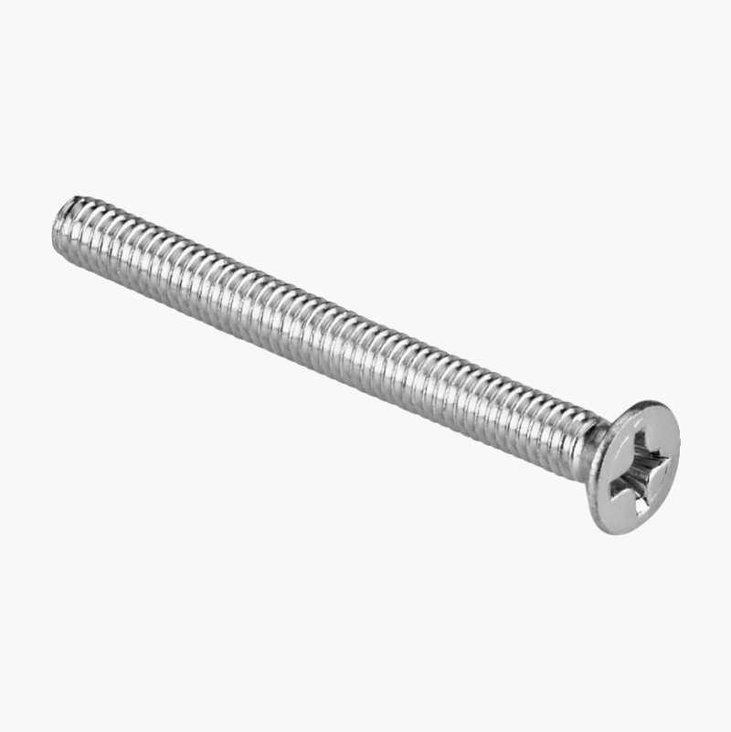 Machine screw countersunk M4 x 40 mm, electro-galvanised, 25 pcs ...