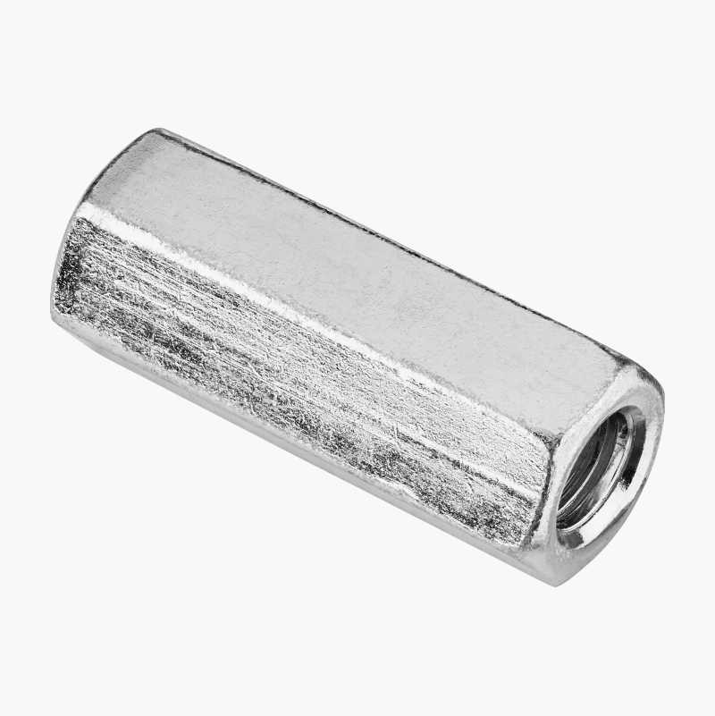 Splice nut M10 x 45 mm, electro-galvanised, 2 pcs - Biltema.se