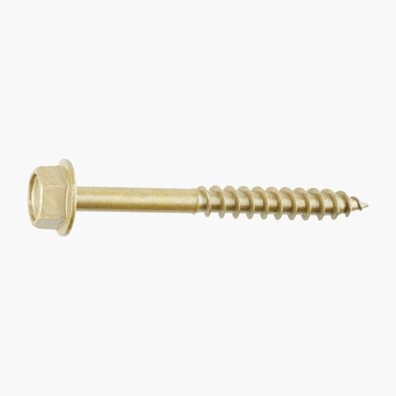 Wood screw hex, 10 x 75 mm, C4, 25 pcs. - Biltema.no
