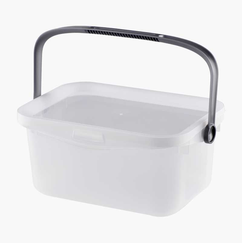 Plastic bucket with lid, 3 litre - Biltema.no