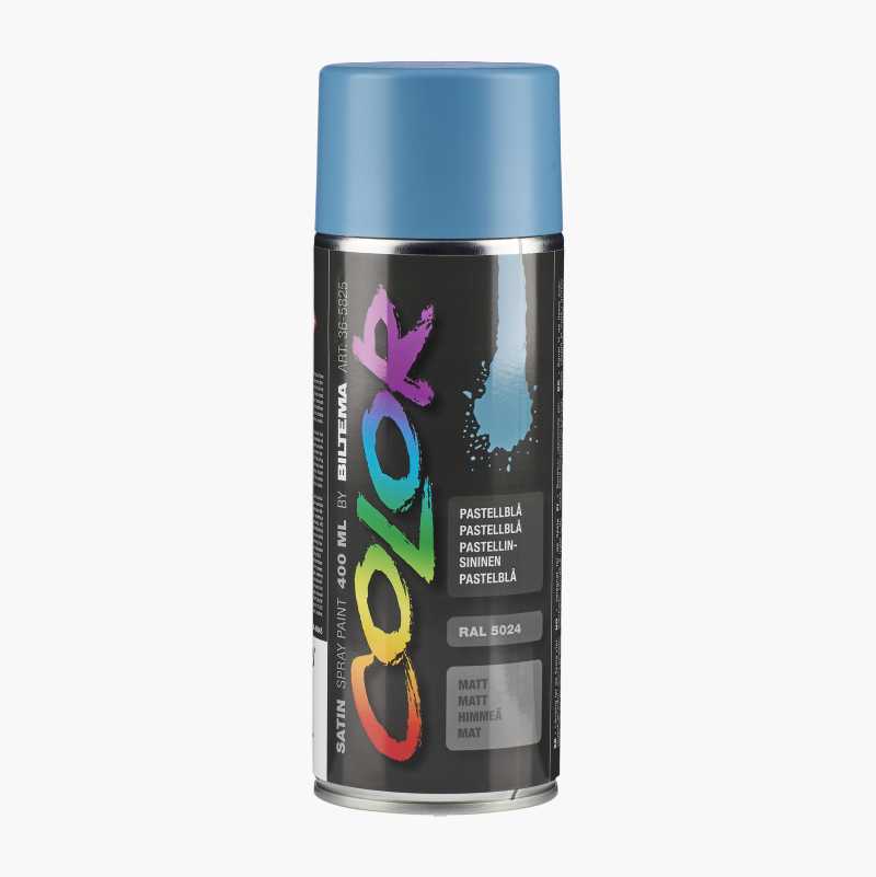 Spraymaling, Satin, Pastelblå, 400 ml - Biltema.dk