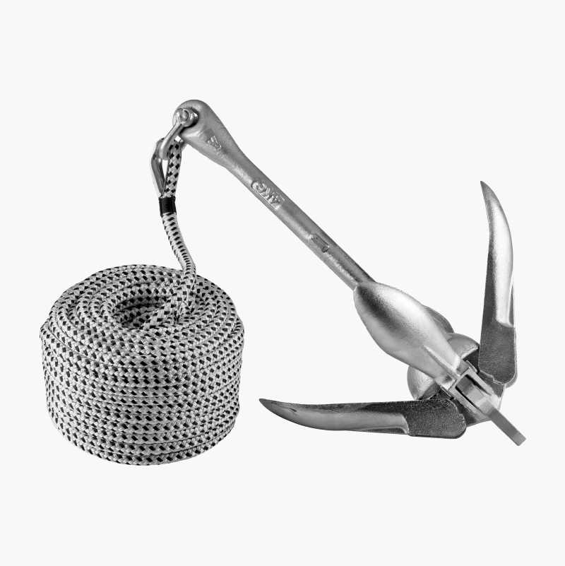 Drag anchor with anchor rope, 4 kg - Biltema.se