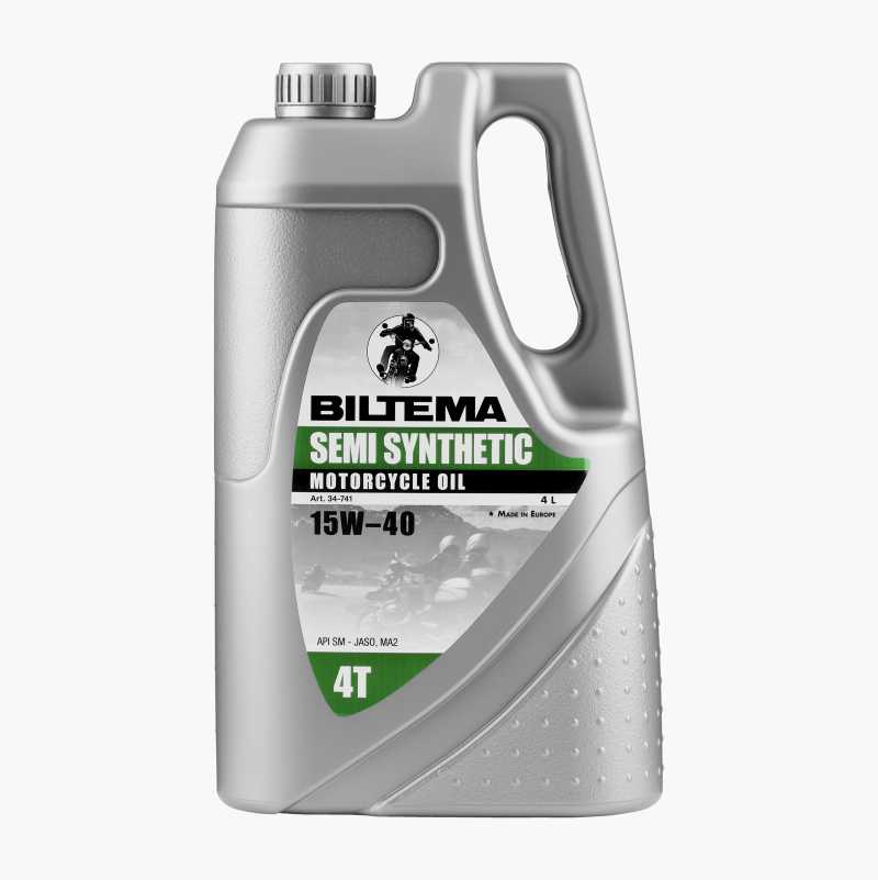 Motorcycle Oil 15W–40, 4 litre - Biltema.se