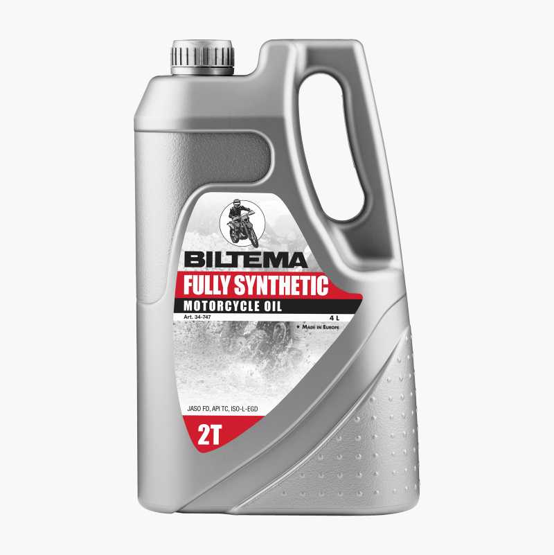 Two-stroke oil, synthetic, 4 litre - Biltema.dk