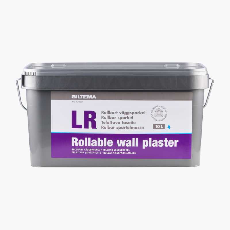 Rollable wall plaster LR, 10 litre - Biltema.se
