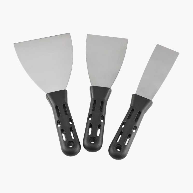 Steel filler knife set, 3 parts - Biltema.dk