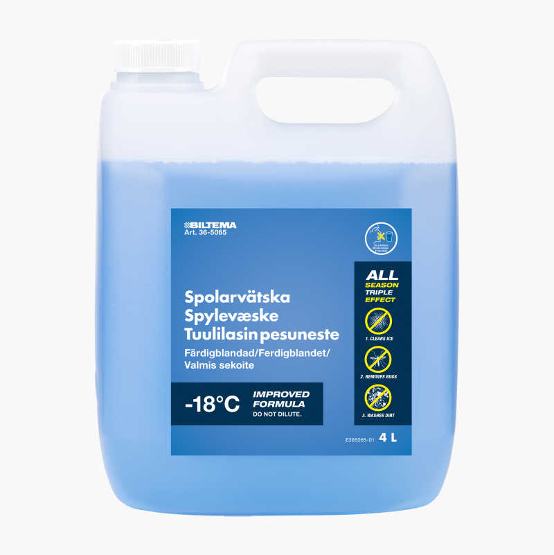 Wiper fluid, ready-mixed, 4 L - Biltema.no